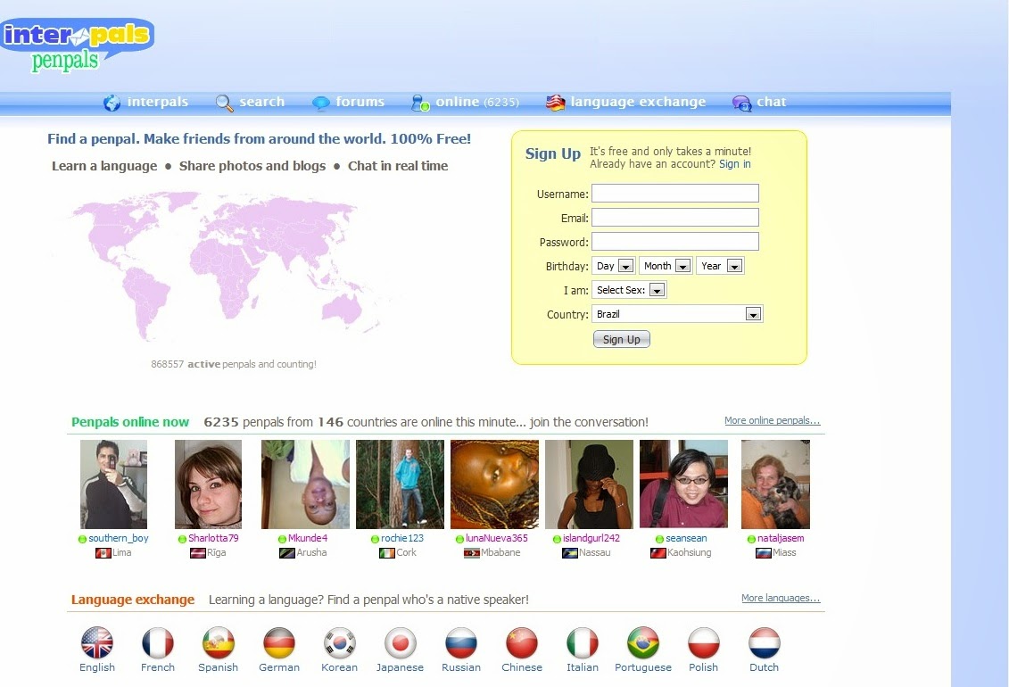 Interpals - Language Exchange ~ Online Japanese Learning Resource Center