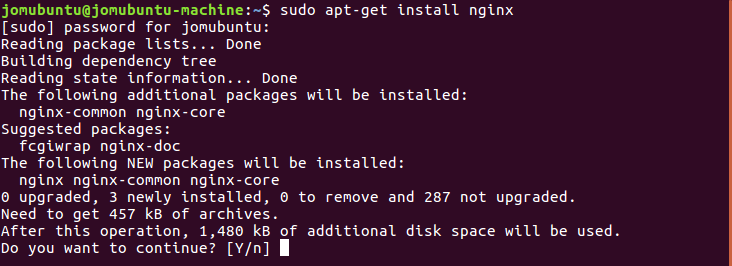 How to install nginx 1.10 in ubuntu 16.04