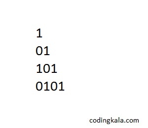 Number Pattern 43 - Pyramid pattern in C programming - prograwing.com