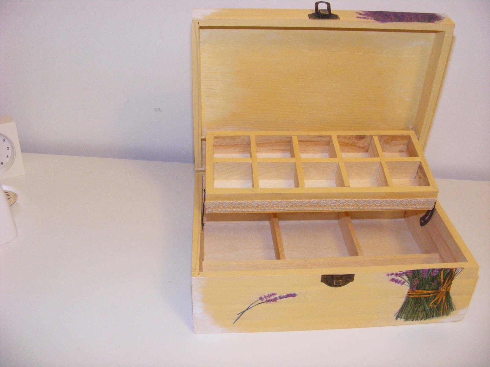 handmade: Cutii de bijuterii compartimentate