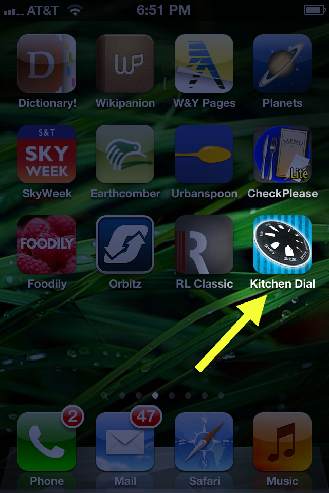 Fresh From Paul's Kitchen: Kitchen Dial; One of My Favorite iPhone Apps