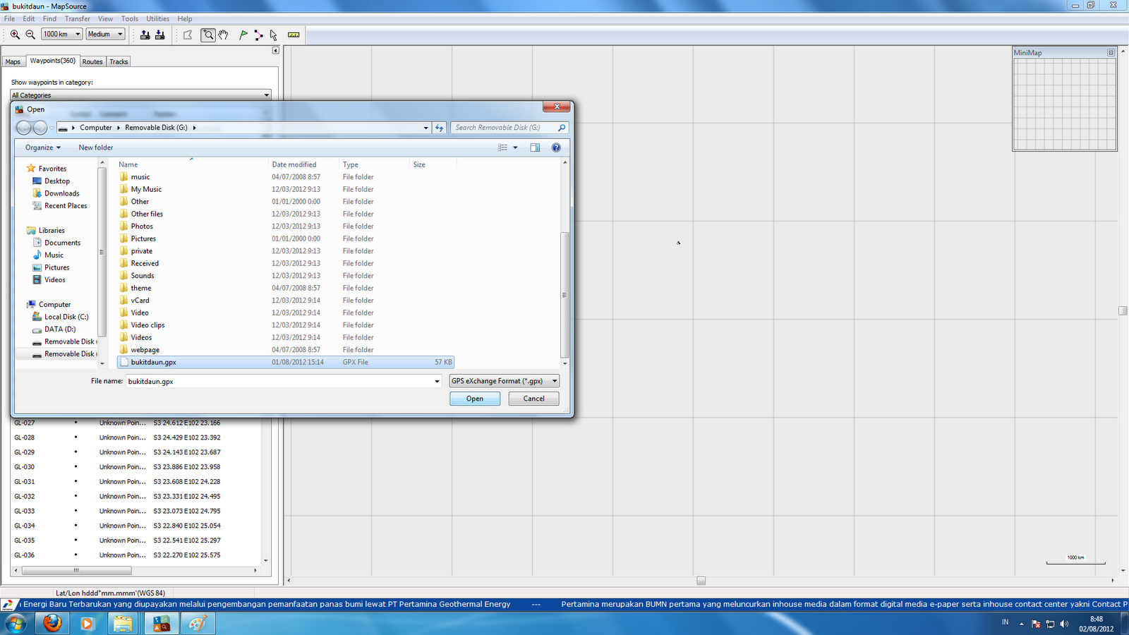 How to Transfer format Gpx to GPS Handheld ~ Rizhel