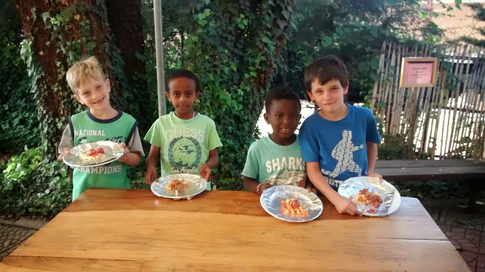 The Farrell Family in Africa: Cooking at school