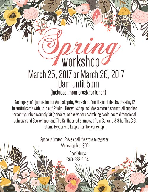 Doodlebugs: Spring Workshop