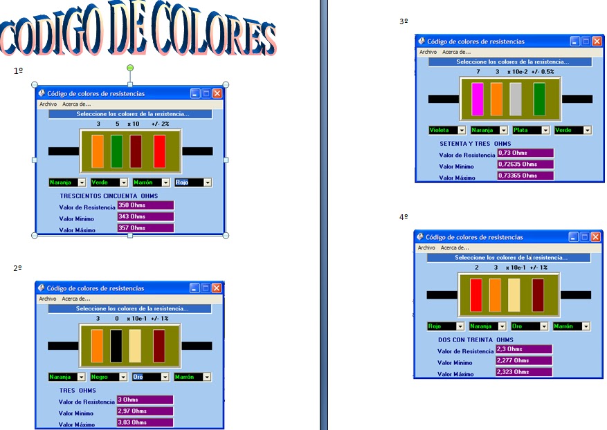 Blog Xtreme: Código de colores