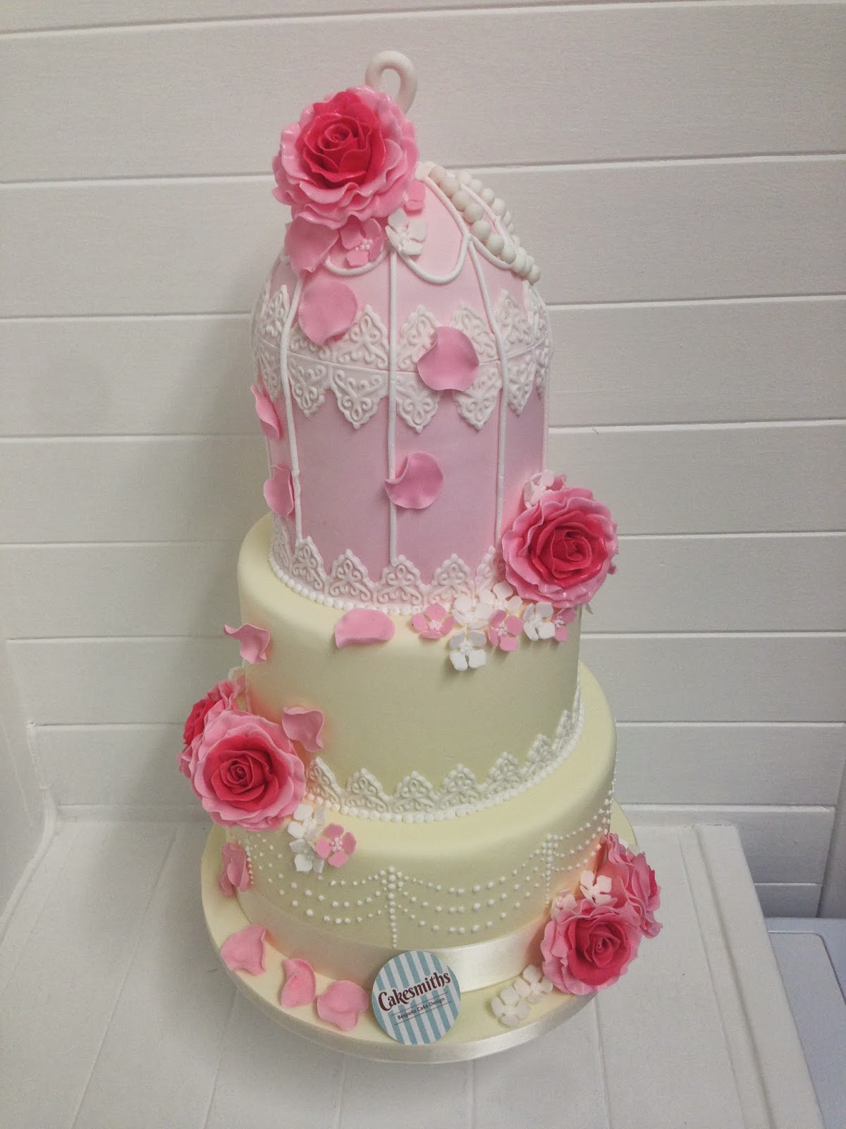 Cakesmiths Blog: Vintage bird cage wedding cake.