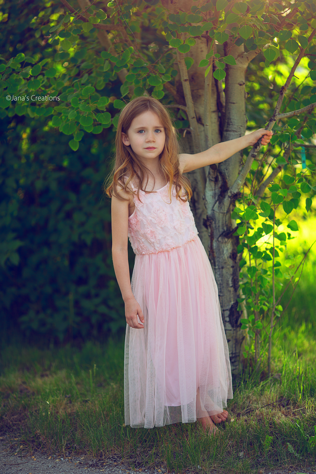 Jana's Creations: The most beautiful 7 yr old I know......