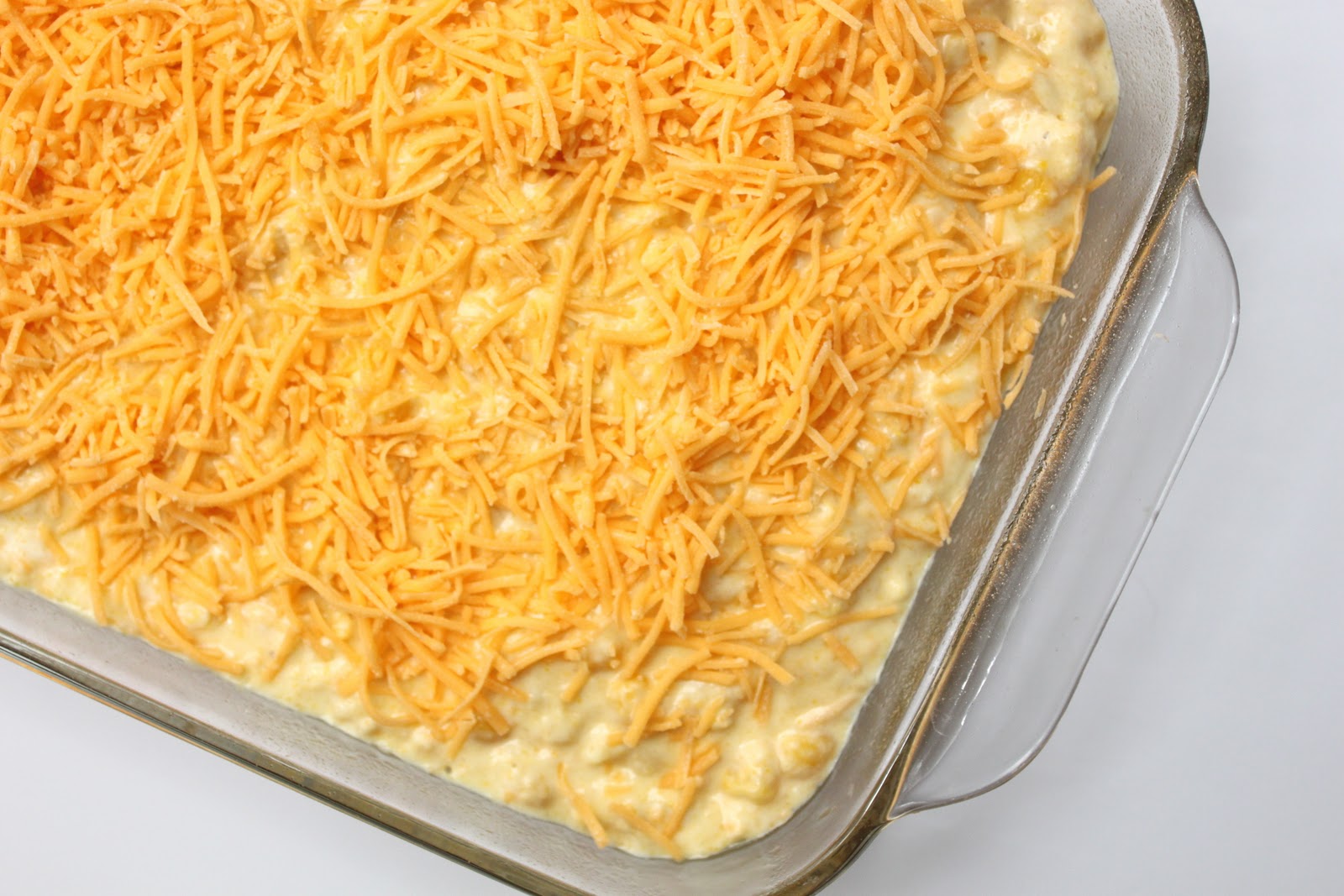 Cheesy Cornbread Pudding {Recipe} - Smashed Peas & Carrots