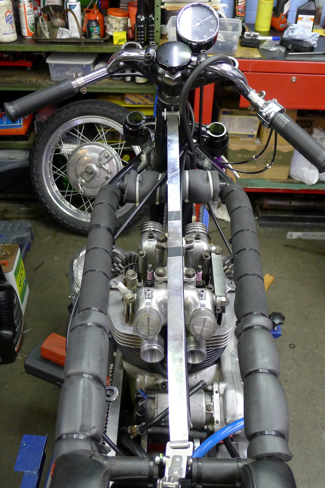 Trojan Classic Motorcycles: Trojan Triton at Barry Sheene Festival of ...