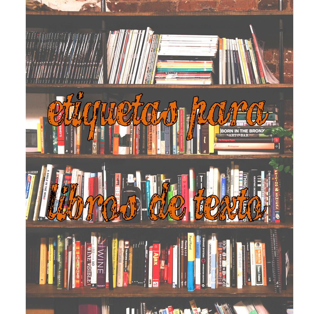 ETIQUETAS PARA LIBROS