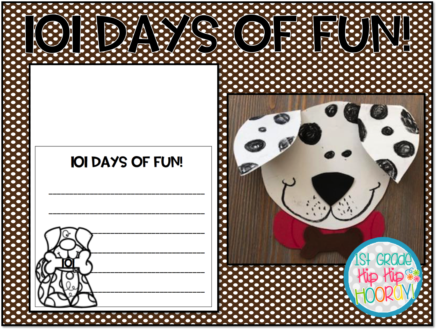 1st Grade Hip Hip Hooray!: 101 Days of Fun!
