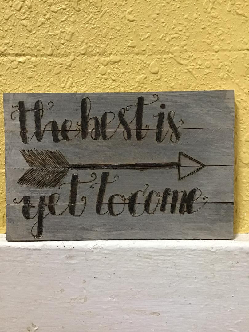 The Woodburners Corner: Rustic Prop-up Sign