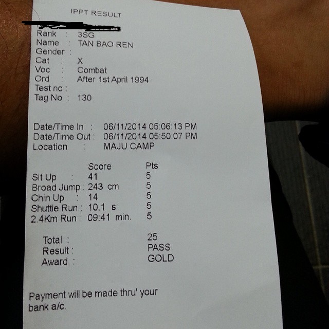 BAO CAN DO IT!!!: 2.4km program