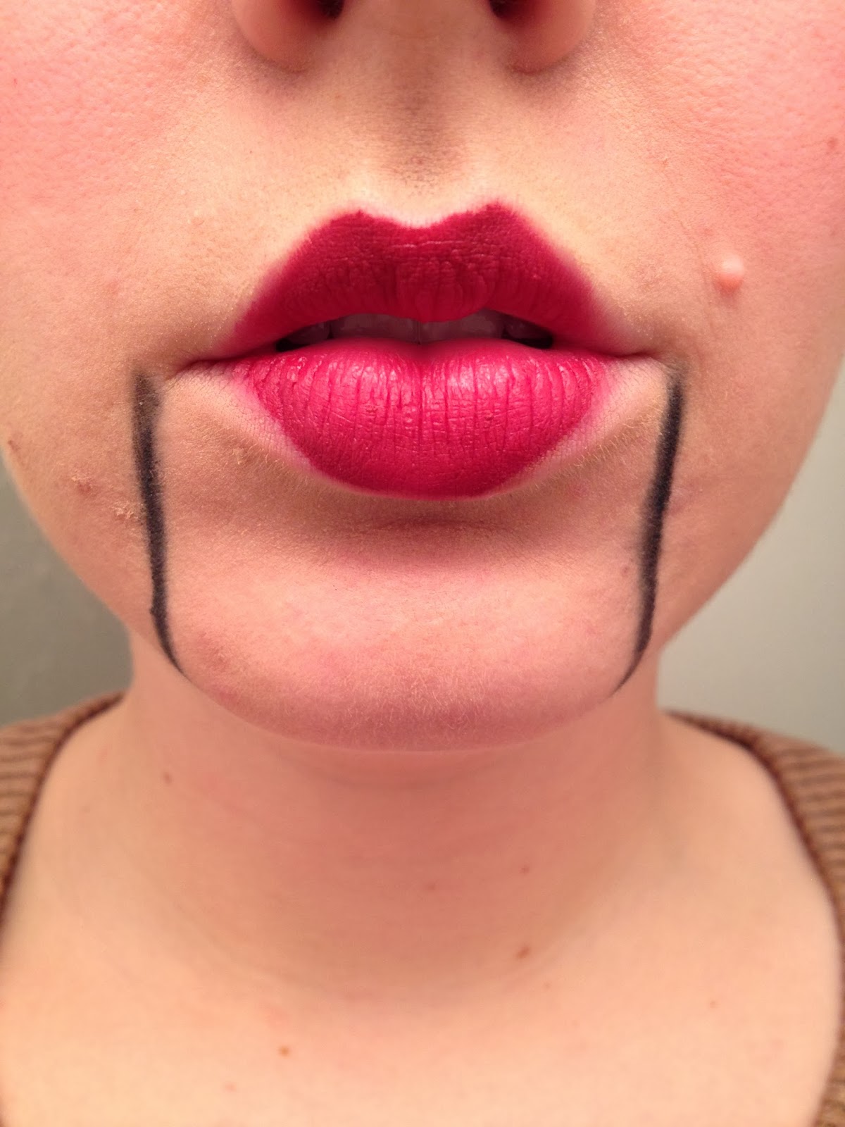 Hannah Explains It All: Halloween puppet makeup