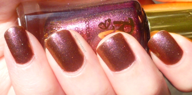 Beauty Parfait: Swatch: Ruby Wing Cinnamon Bun