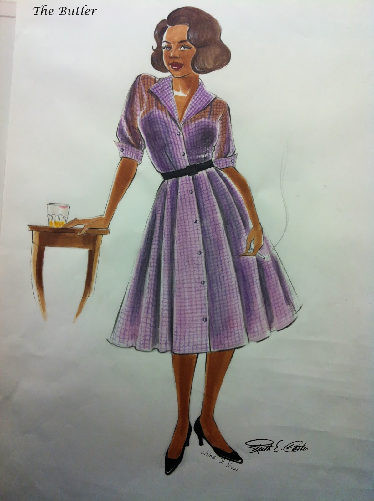 Costume Illustrations/ The Butler