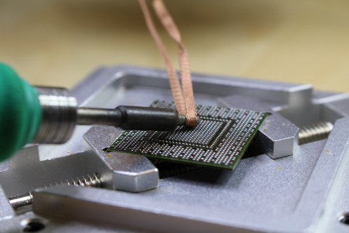 Reballing, flip chip y reflow