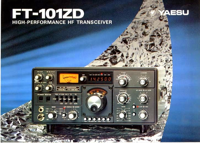 iv3hls ham radio tales: Yaesu FT-101ZD : son of a star!