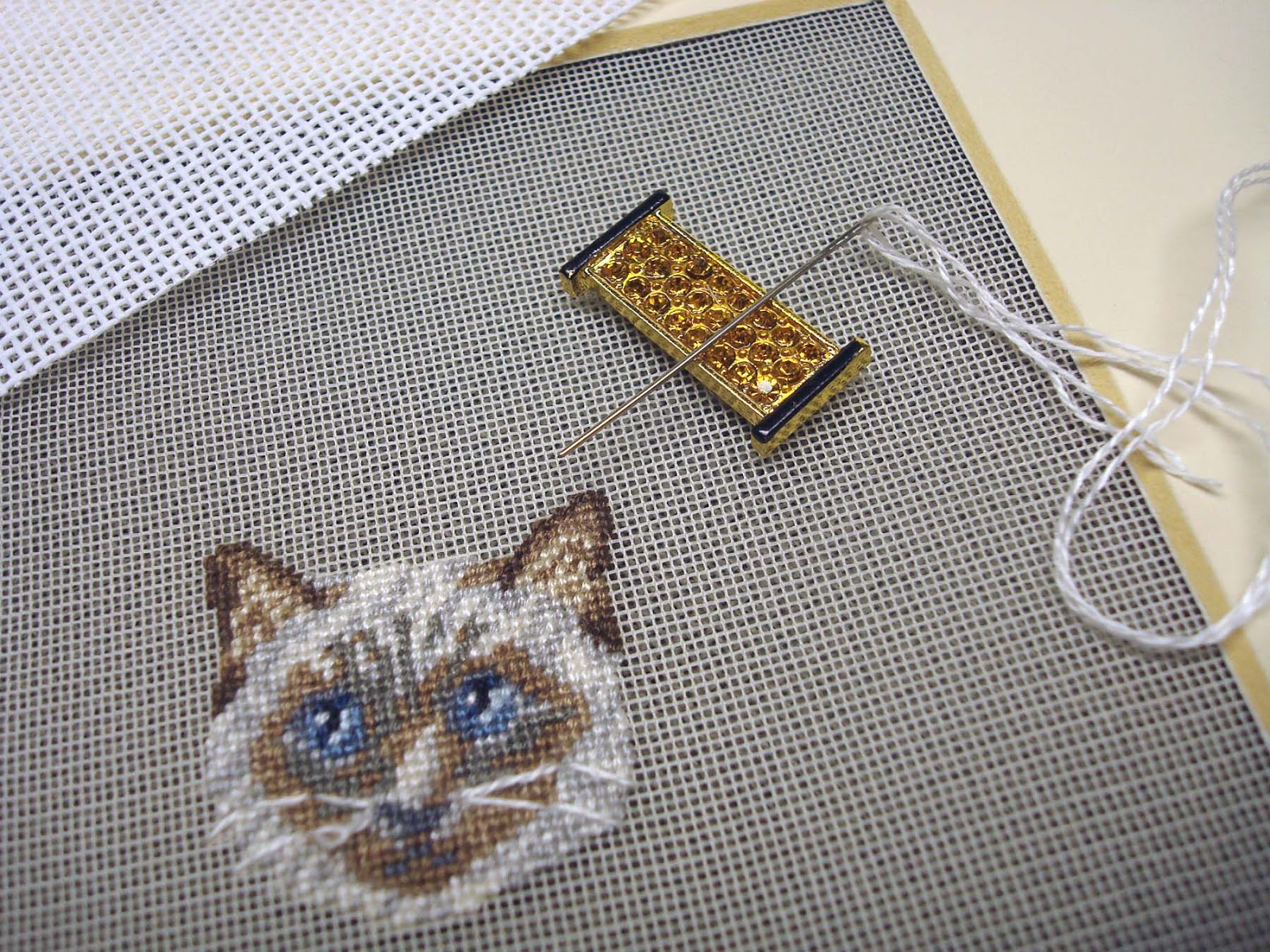 Kreinik Thread Blog: New for needleworkers: a Kreinik spool needle magnet