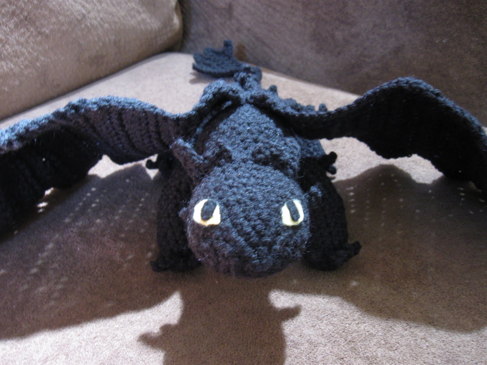 Mostly Nerdy Crochet: Crochet Toothless II Mostly Nerdy Crochet: Crochet Toothless II