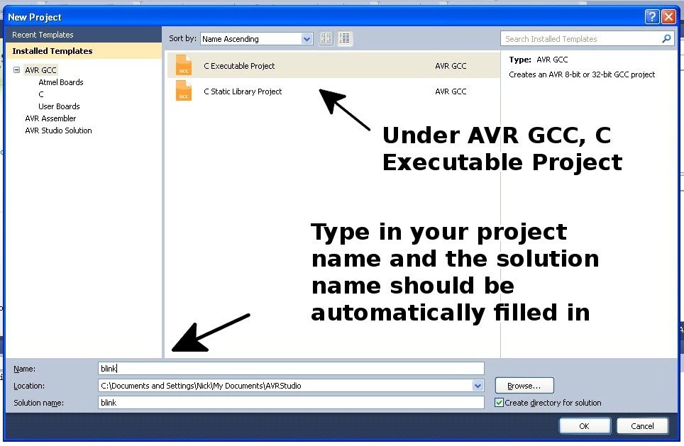 Nick Weil's Blog: STK 200: First Program (LED Blink)