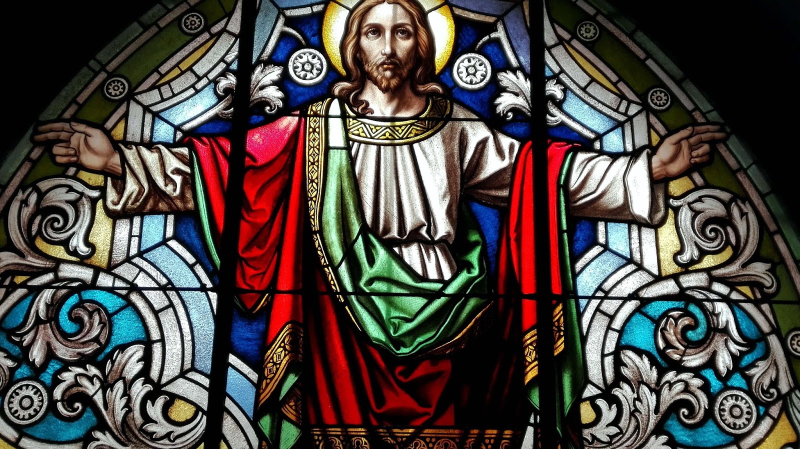 Vitráže Vilém Kalod: Malovaná vitráž z Vítkova