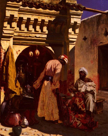 Maher Art Gallery: Rudolf Ernst / Austrian Orientalist artist