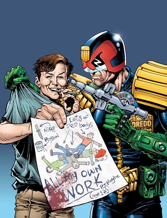 lenogradyart.com: Color: Judge Dredd & 2000AD