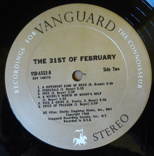 johnkatsmc5: The 31st Of February “The 31st Of February”1968 US Psych Rock