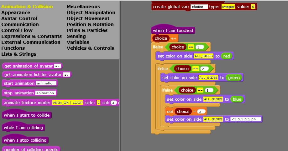 The force that through...: Scratch for Second Life Revisited