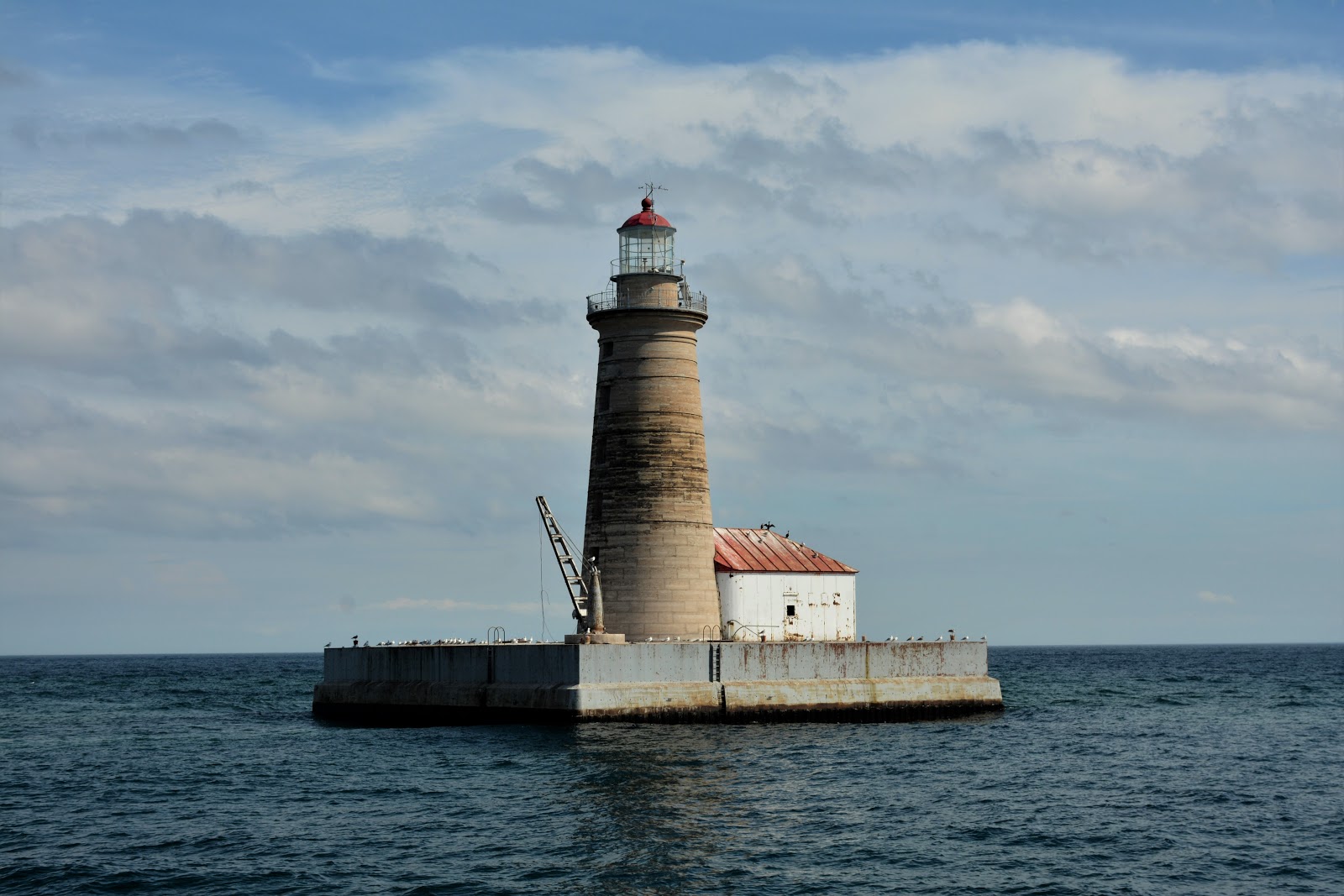WC-LIGHTHOUSES: SPECTACLE REEF LIGHTHOUSE - LAKE HURON, MICHIGAN