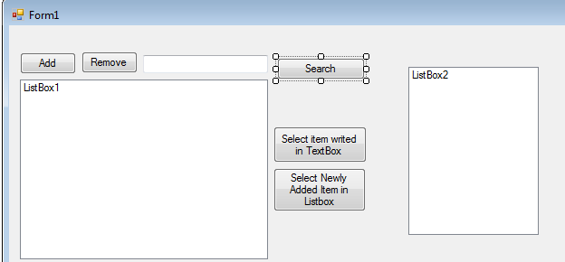 Search Item in ListBox | Visual Basic 2010