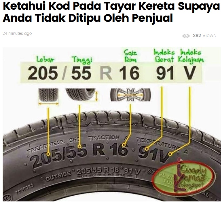 Jangan Tertipu Dengan Kedai Tayar Kereta, Ini Jawabnya...