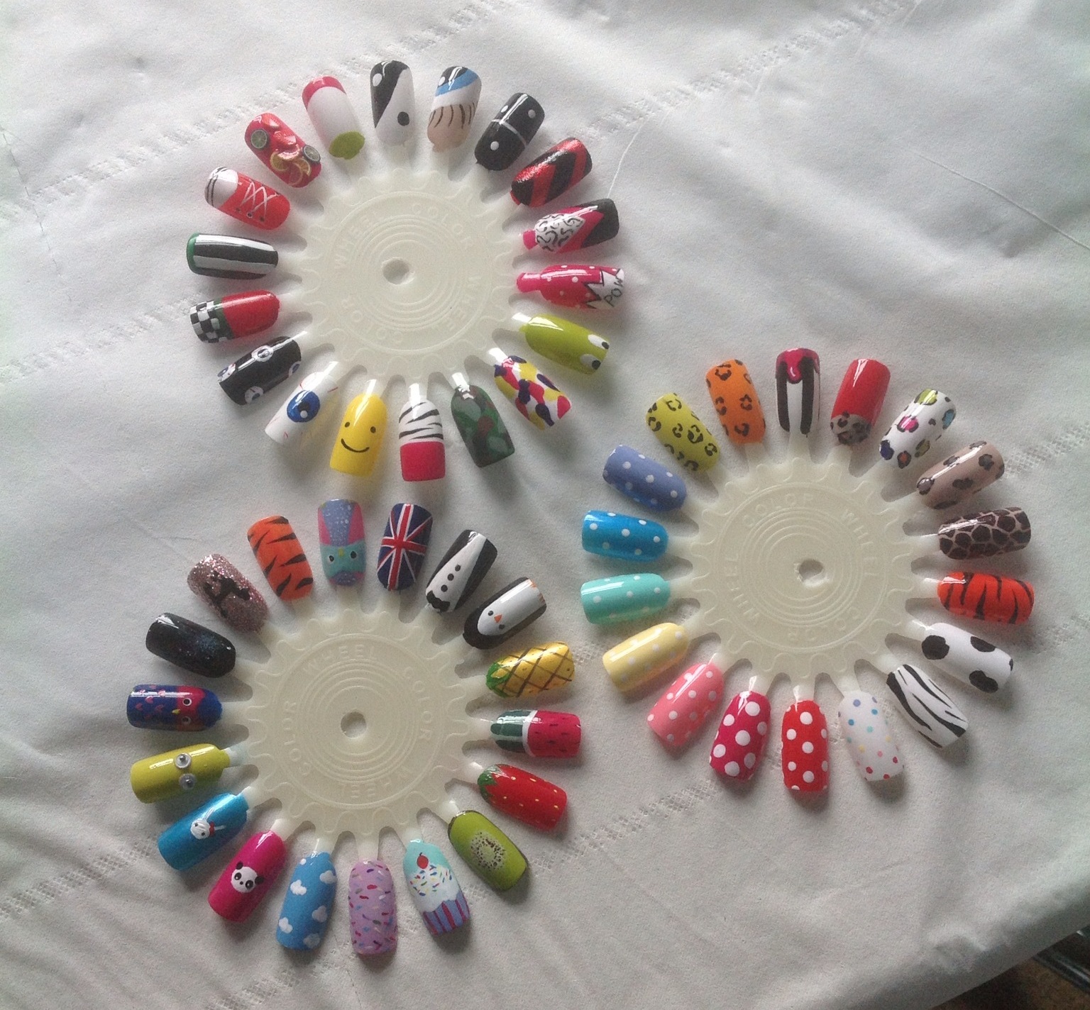 Kawaii Nail Art: Pamper Party Nail Art wheels