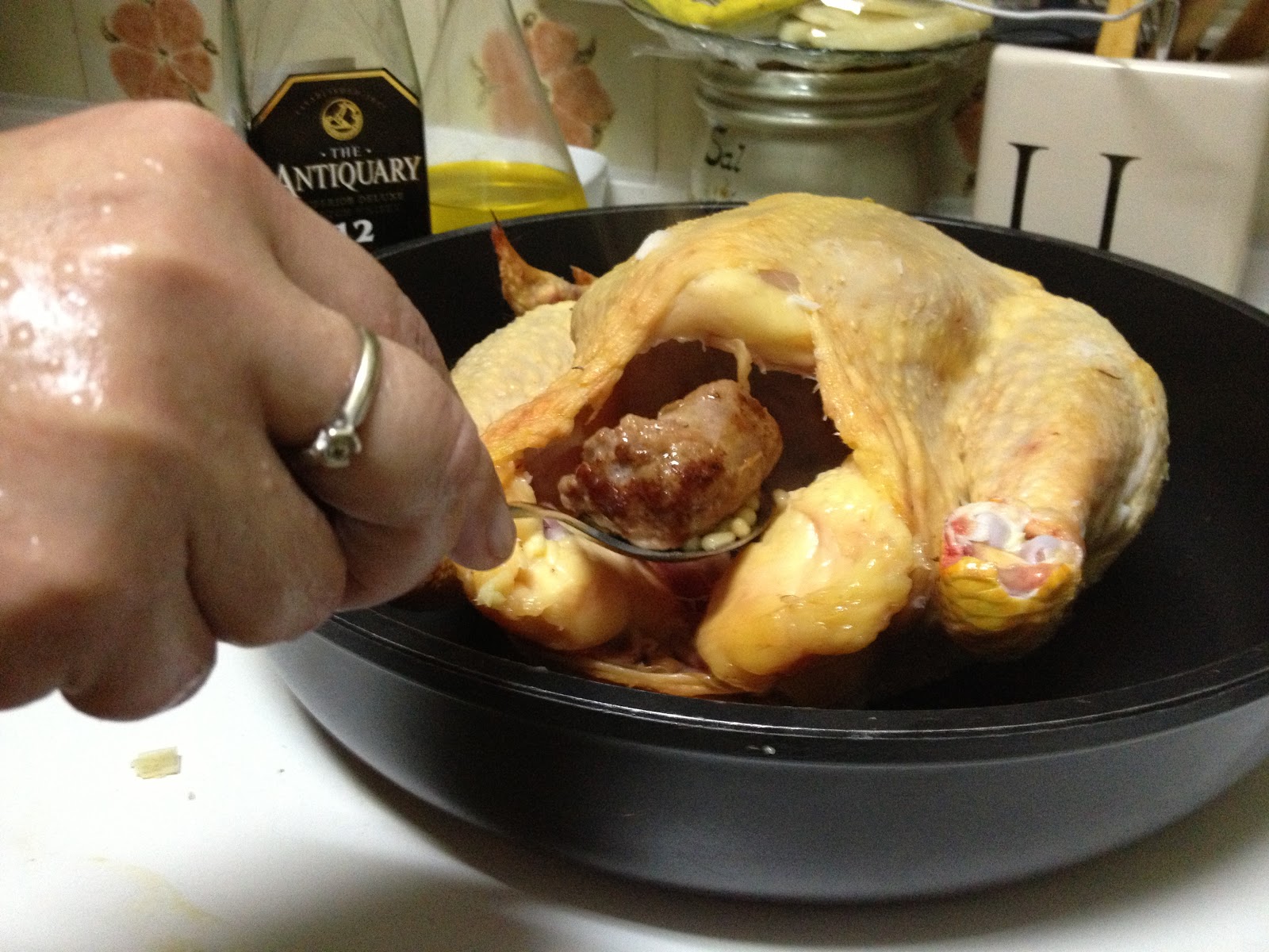 Cuinem amb la Núria: CAPÓ FARCIT DE NADAL