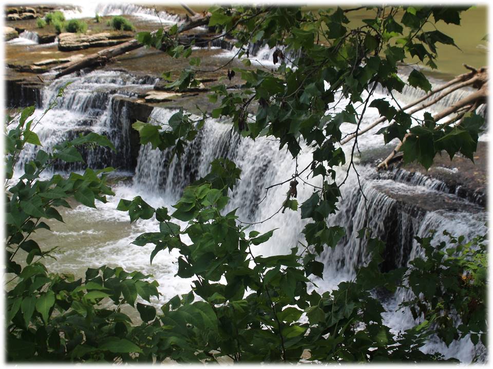 WATERFALLS BY WHEELS: CATARACT FALLS - Cloverdale, Indiana