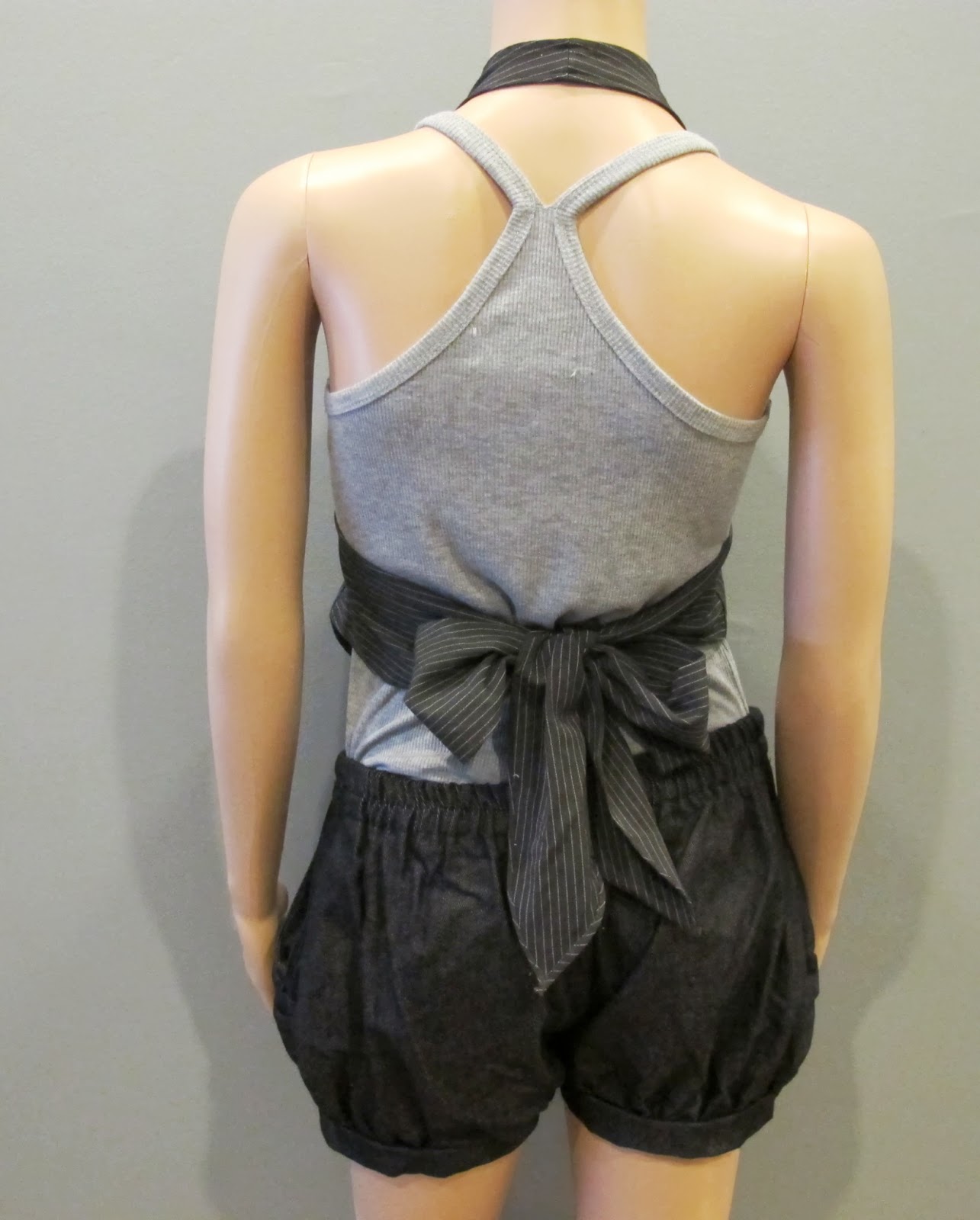 Shop The Looks - Preloved: Grey Ribbon Vest