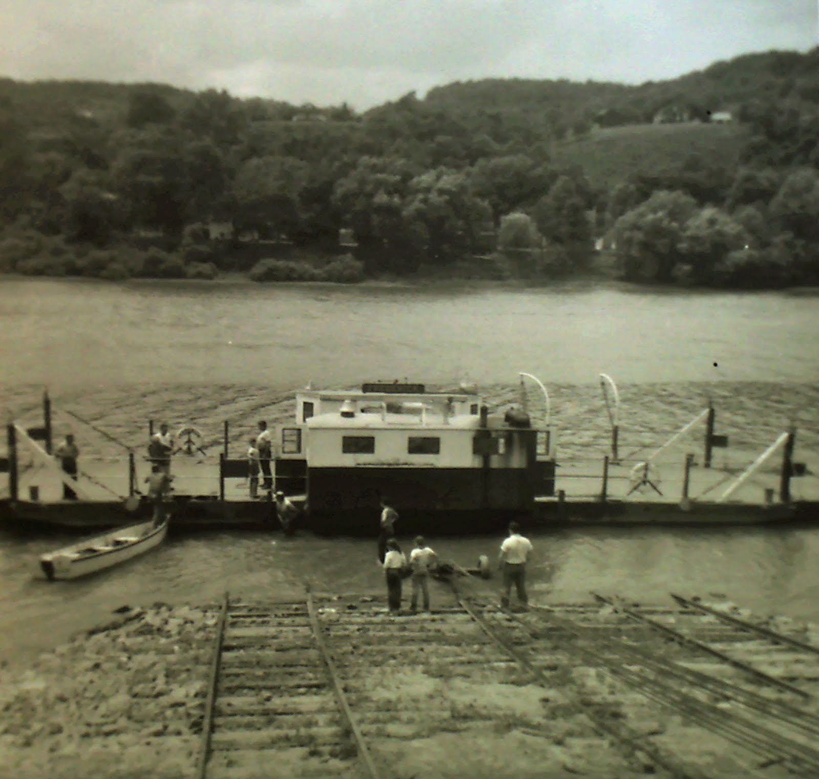 SWPA Rural Exploration: Fredericktown Ferry. Cable operated Ferry Boat ...