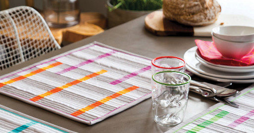 Inspired by Fabric: Cool Summer Place Mats