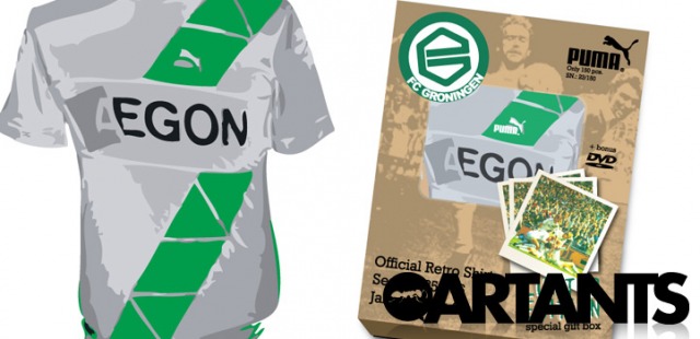 ArtAnts Creatief Bureau: Puma FC Groningen retro shirt en dvd box 2006