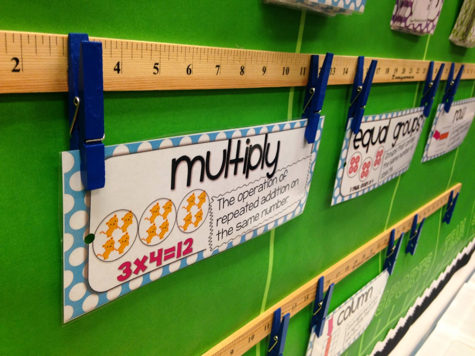 Monday Made It | Math classroom, 4th grade math, Math word walls