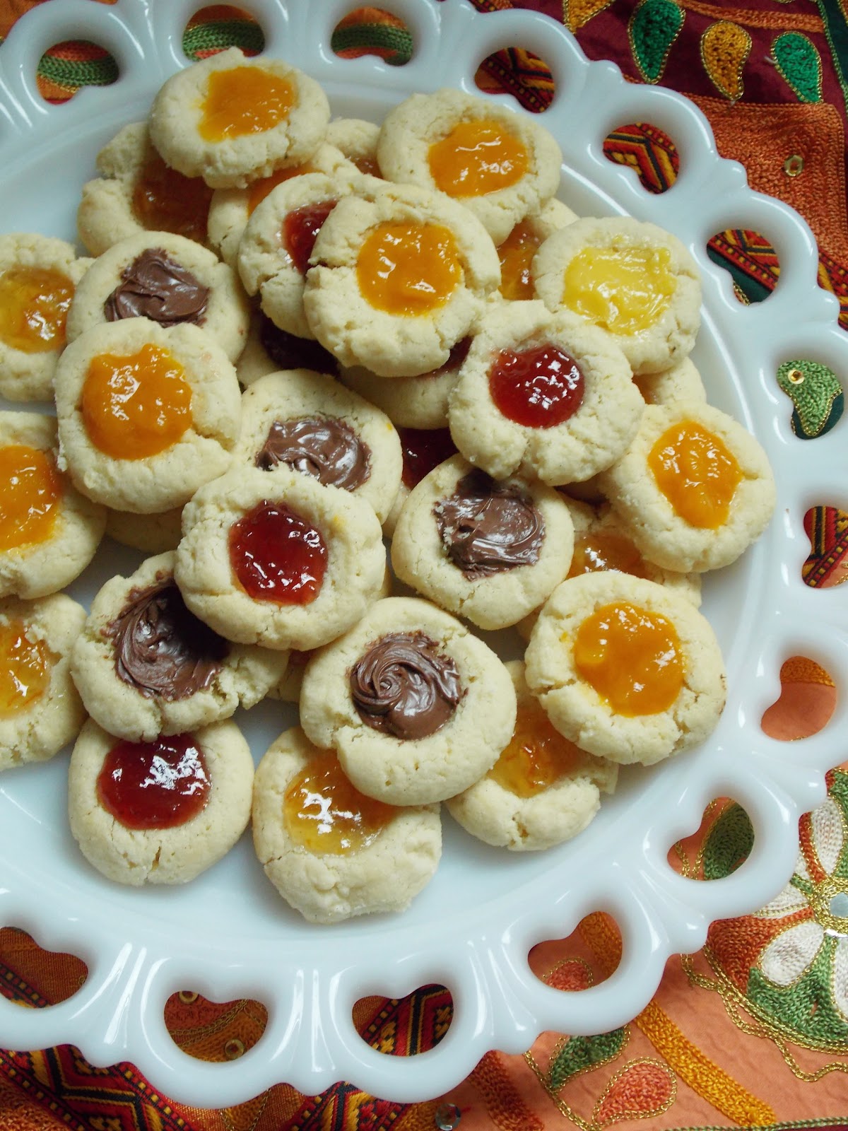 Food and Thrift: Thumbprint Cookies