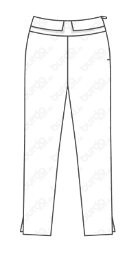 SIGRID - sewing, knitting: Tracing and marking a pair of pants from ...