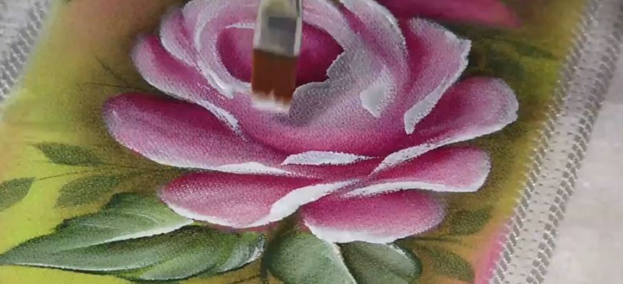 ESTRELA GUIA NF ARTES: Como pintar rosas
