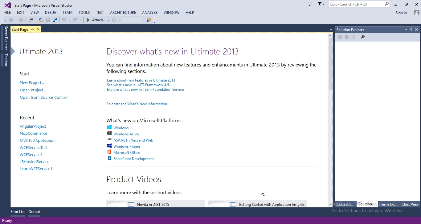 Learn new technology and concepts: How to create a Dotnet project