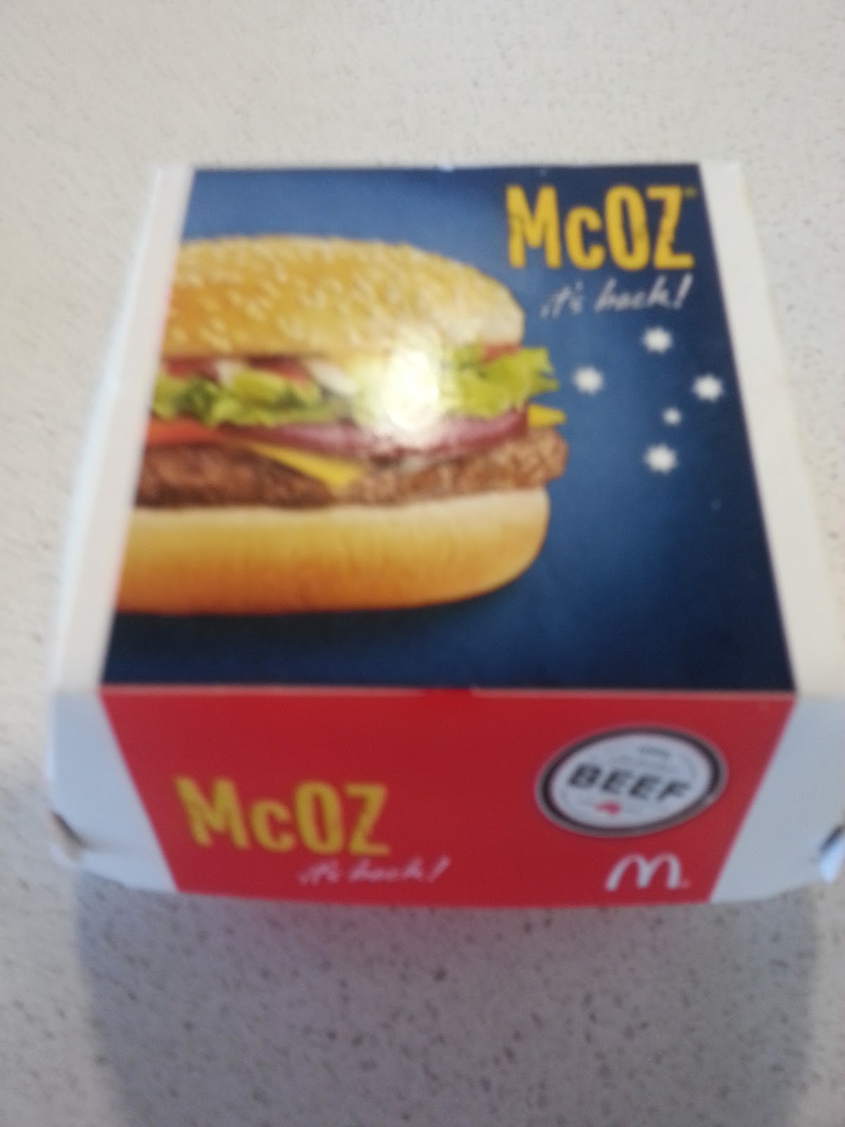 Junk Food Journal: McDonalds McOz