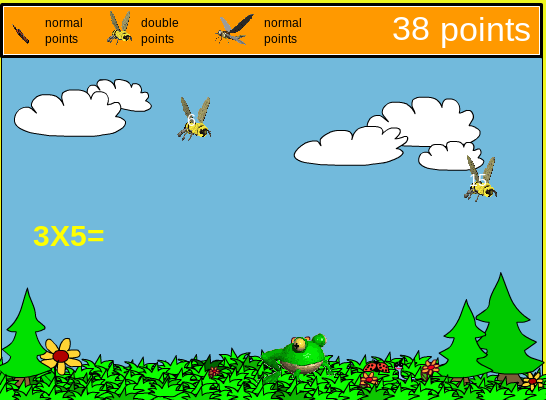 Cavhyon @ Tamaki Primary School: Maths game(Frog Multiplication)