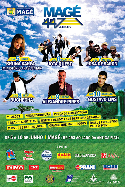 .: Magé completa 447 anos e tem programação de aniversário