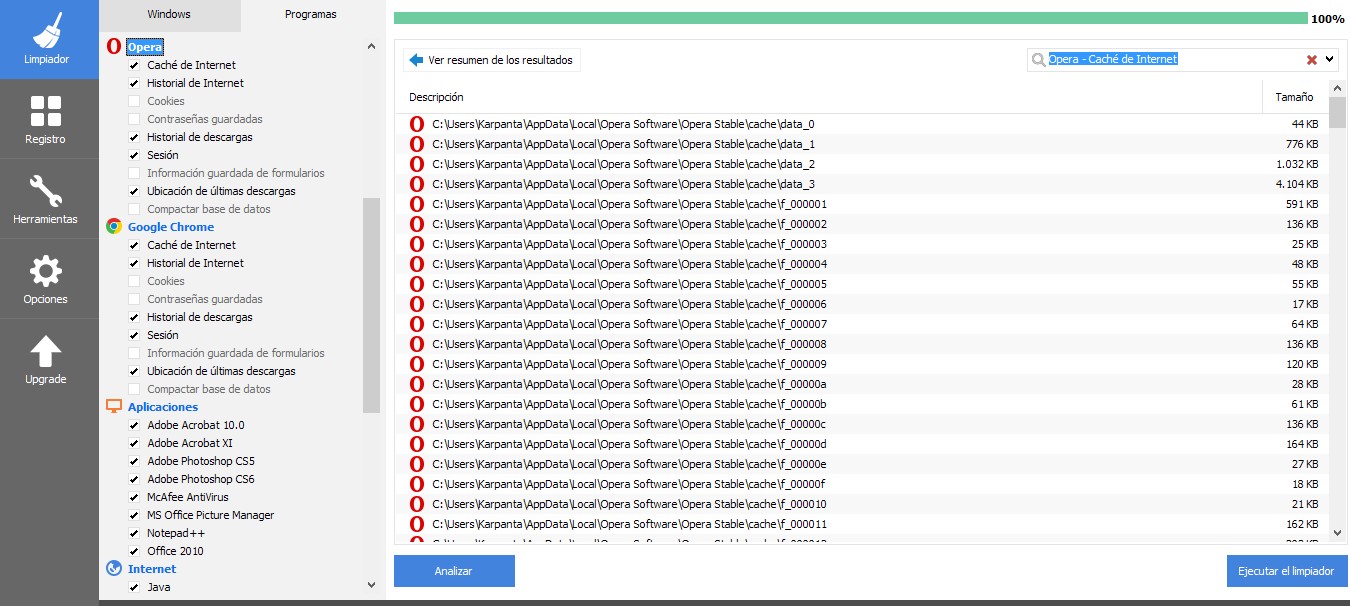 CCleaner: El Limpiador de Pc IMPRESCINDIBLE