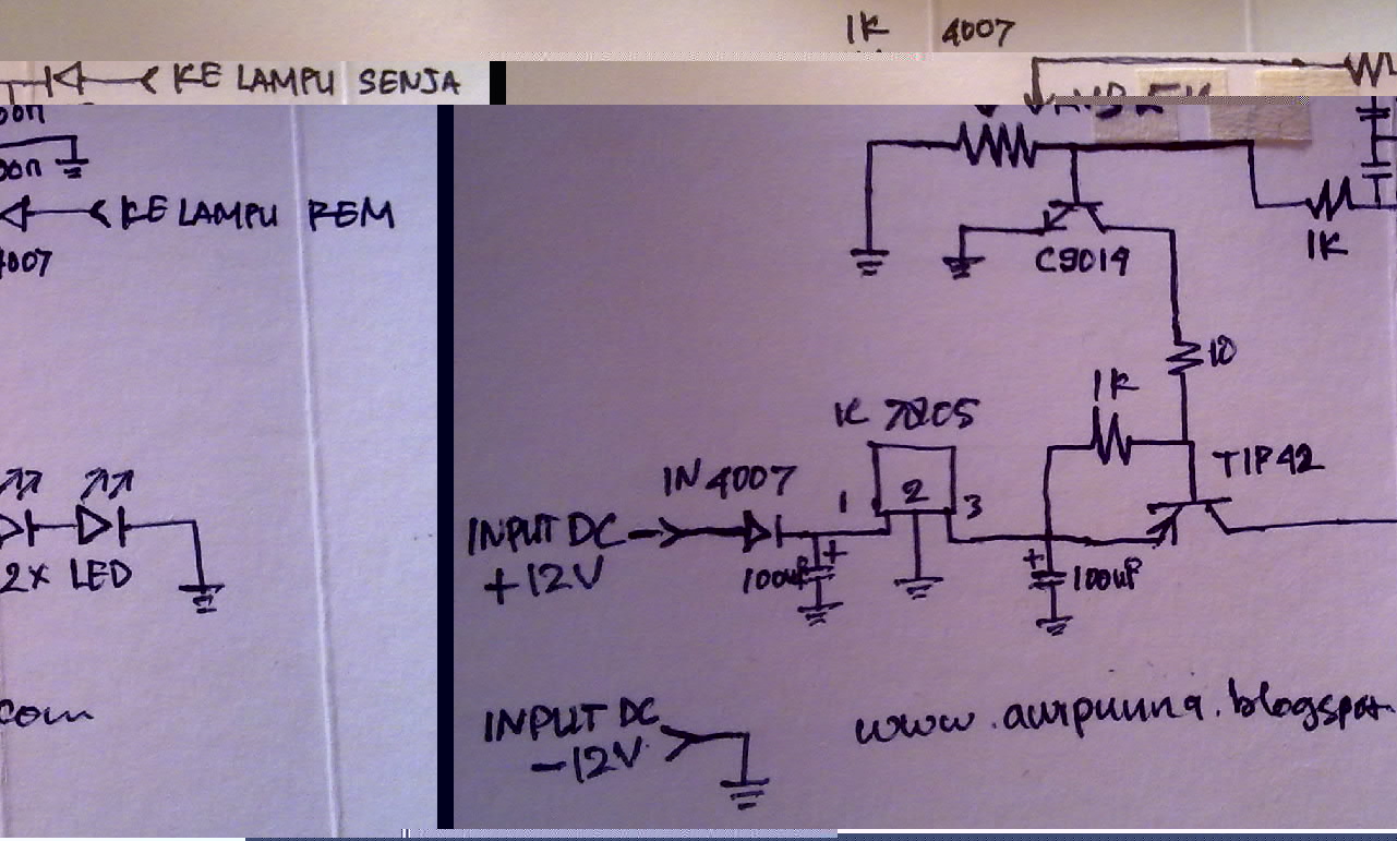 ARWIS' BLOG: Skema Lampu Rem Menggunakan Led